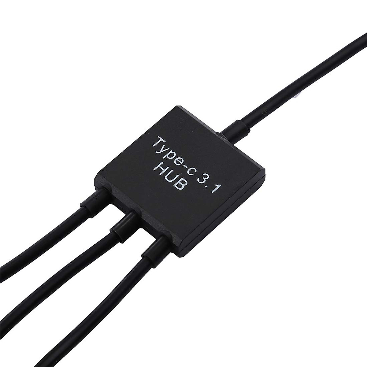 PANUSBGHUB Portable USB-C/Type-C Male to Dual USB Ports Female + Micro USB Female Mini Cable Hub Splitter Adapter