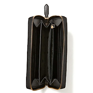 Kate spade new york Jana Large Continental Leather Wallet (Black)