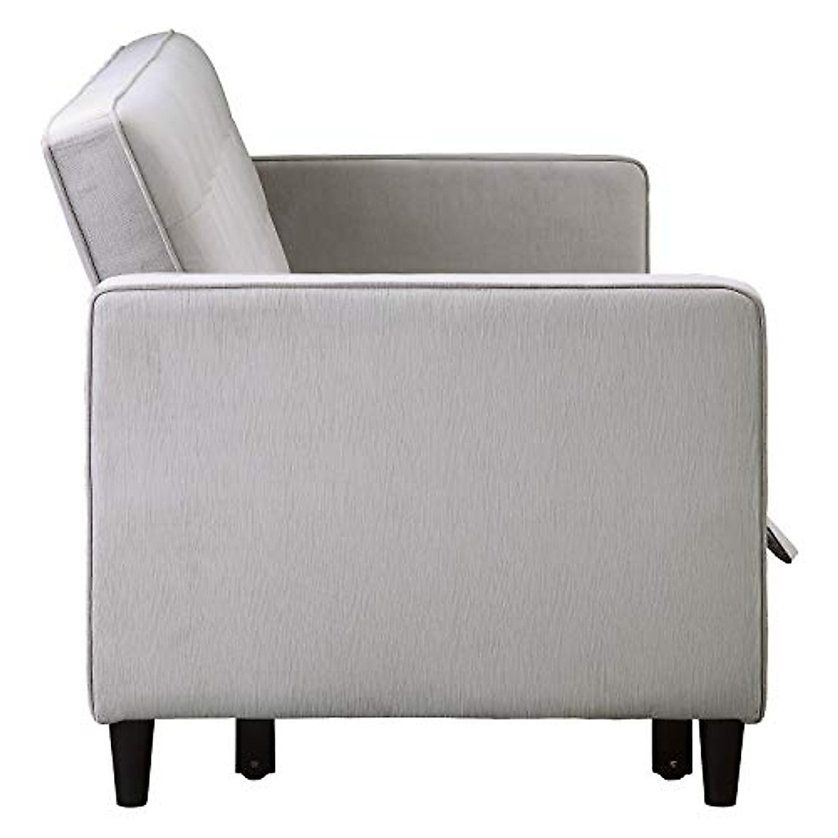 Lexicon Knoxville Convertible Studio Sofa Bed, Dove