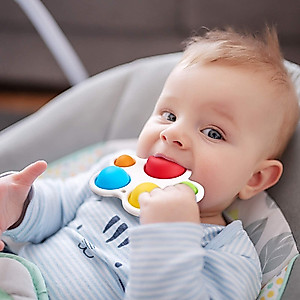 YowellGo Baby Simple Sensory Toys Silicone Fidget Toy Stress Relieving Fidgeting Game Educational Gifts for Kids Babies and Toddlers Age 6 Months and up