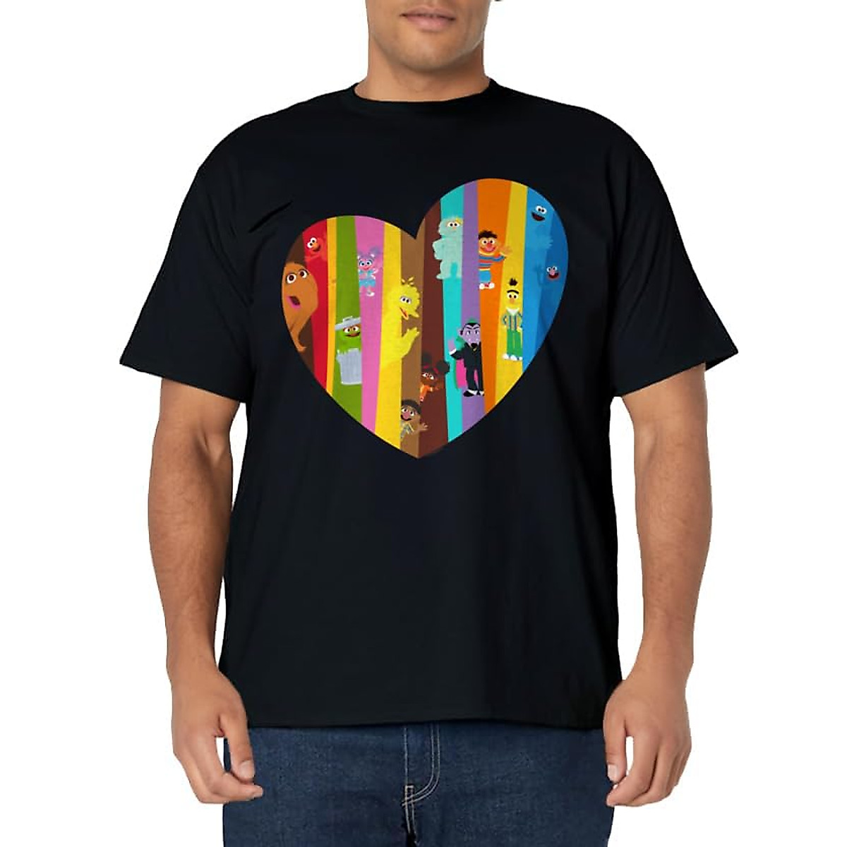 Sesame Street Heart Of Many Colours With Gabrielle and Tamir T-Shirt