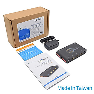 gofanco Prophecy Intelligent 4K 120Hz 1x2 HDMI Splitter – 4K @120Hz, 40Gbps, VRR, ALLM, CEC, Downscale/Upscale, Audio Extraction, EDID Management, Firmware Upgradable, TAA Compliant (PRO-HD21Split2P)