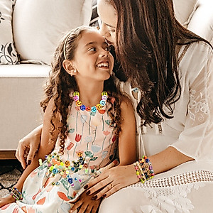 BOLAIHUI Glowing Kids' Jewelry Making Kits-Bracelet Kit for Girls, Friendship Bracelet Beads Luminous Mixed Toddlers Kids, Kids Art &Craft Box DIY Necklace