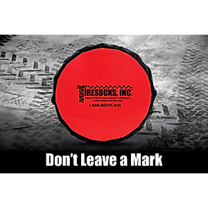1234TS TireSocks for Construction Equipment, Such as Scissor Lifts, Boom Lifts, forklifts, telehandlers. Protects Finished Flooring from tire Marks, Scuffs, or Residue from Non Marking Tires