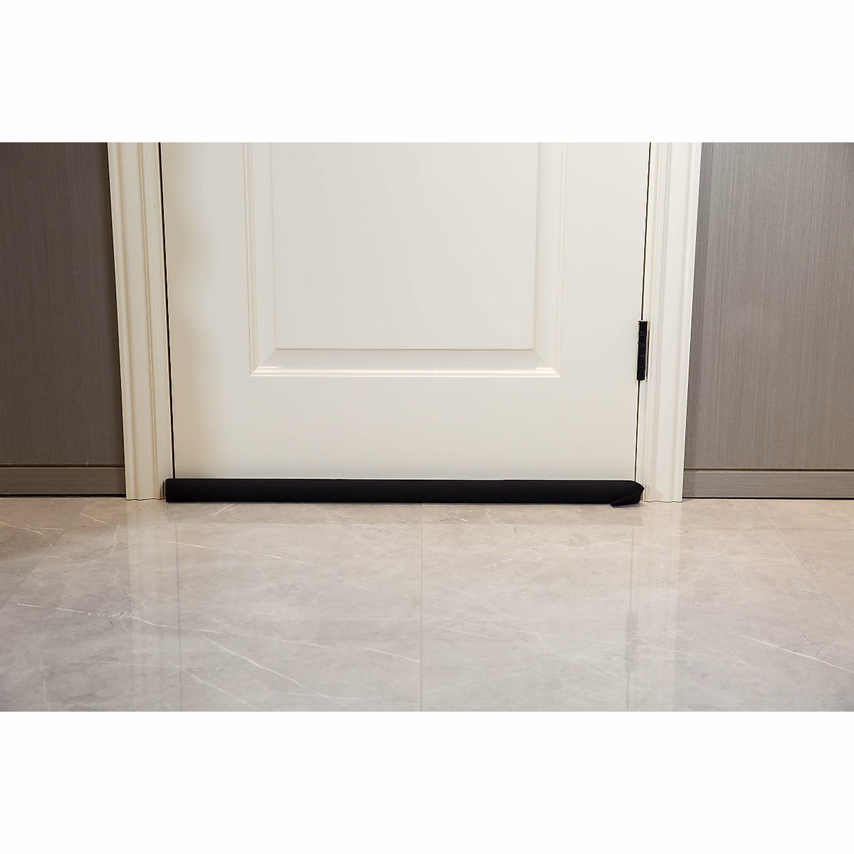 Febos Door Noise Blocker - 36 inches Grey Door Draft Stopper- Door Silencer Sound Proof Door Draft Guard