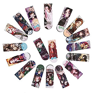 Anime Bookmark Random 12pcs Magnetic Bookmark Anime Merch Anime School Supplies (Guimie 2 Bookmark)