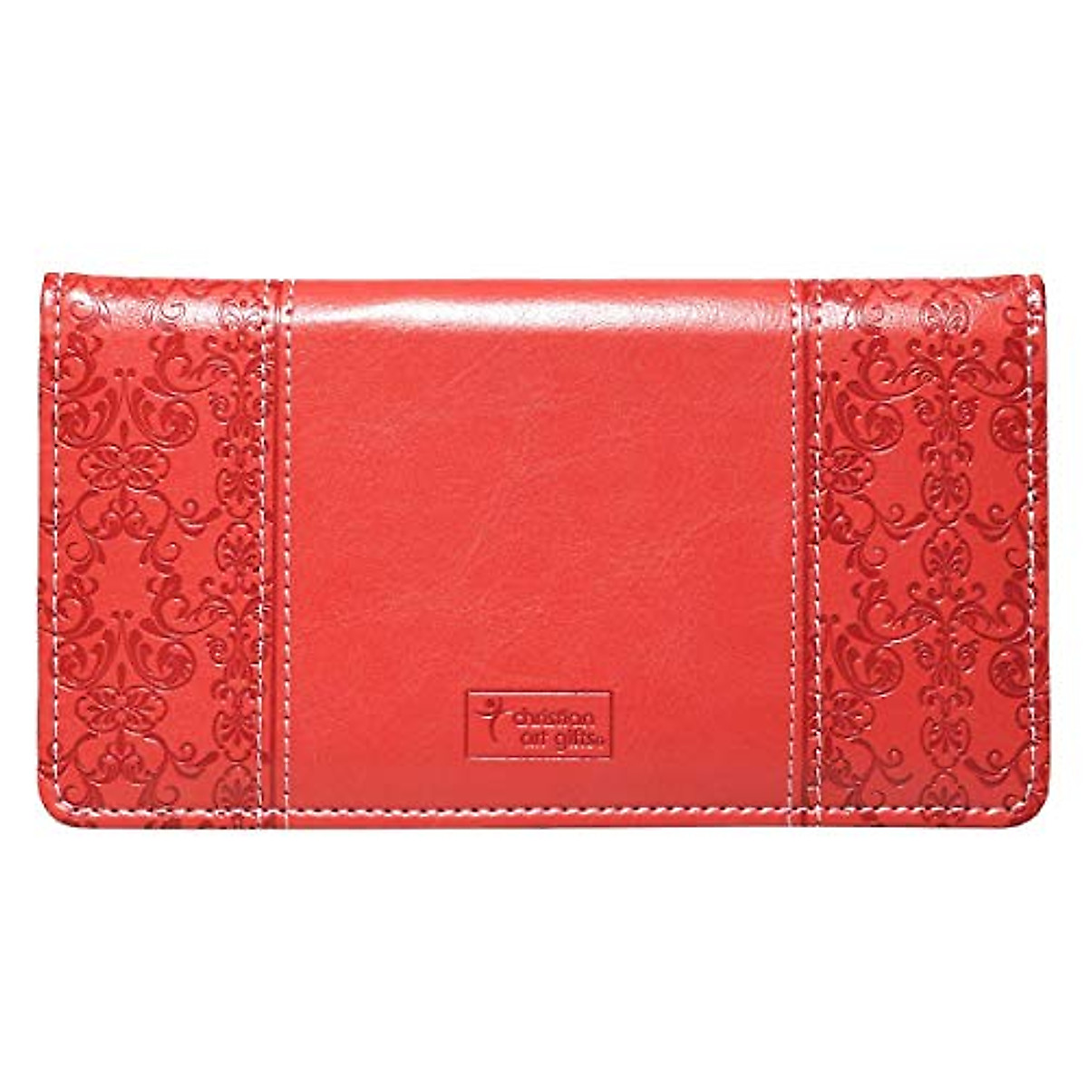 Soft Coral "Amazing Grace" Checkbook Cover