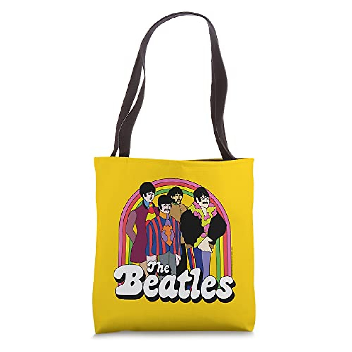 The Beatles - Rainbow Yellow Sub Group Tote Bag