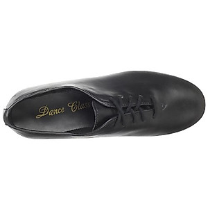 Dance Class Women's PTM101 Full Sole Jazz Tap Oxford,Black,5 M US
