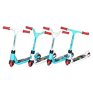 DIEWU Finger Scooter Finger Board Accessories, Novelty Party Favors Finger Skateboards Interactive Children's Toy(Blue Random 1pcs)