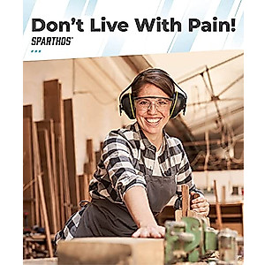 Sparthos Back Support Belt - Immediate Relief from Back Pain, Sciatica, Herniated Disc - Breathable Brace With Lumbar Pad - Lower Backbrace For Home & Lifting At Work - For Men & Women - (Small)