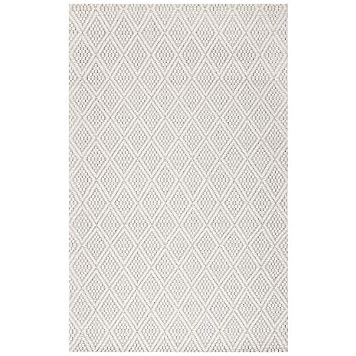 SAFAVIEH Marbella Collection 4' x 6' Ivory MRB394A Handmade Premium Wool Area Rug