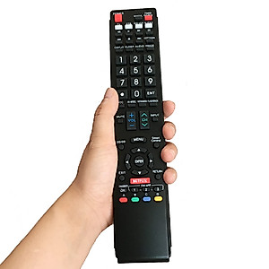 Replacement Remote Control for Sharp LC-60LE657U LC-60LE835U LC-60LE632U LC-70LE734UN LC-60LE633U Samrt 3D AQUOS LCD LED HDTV TV