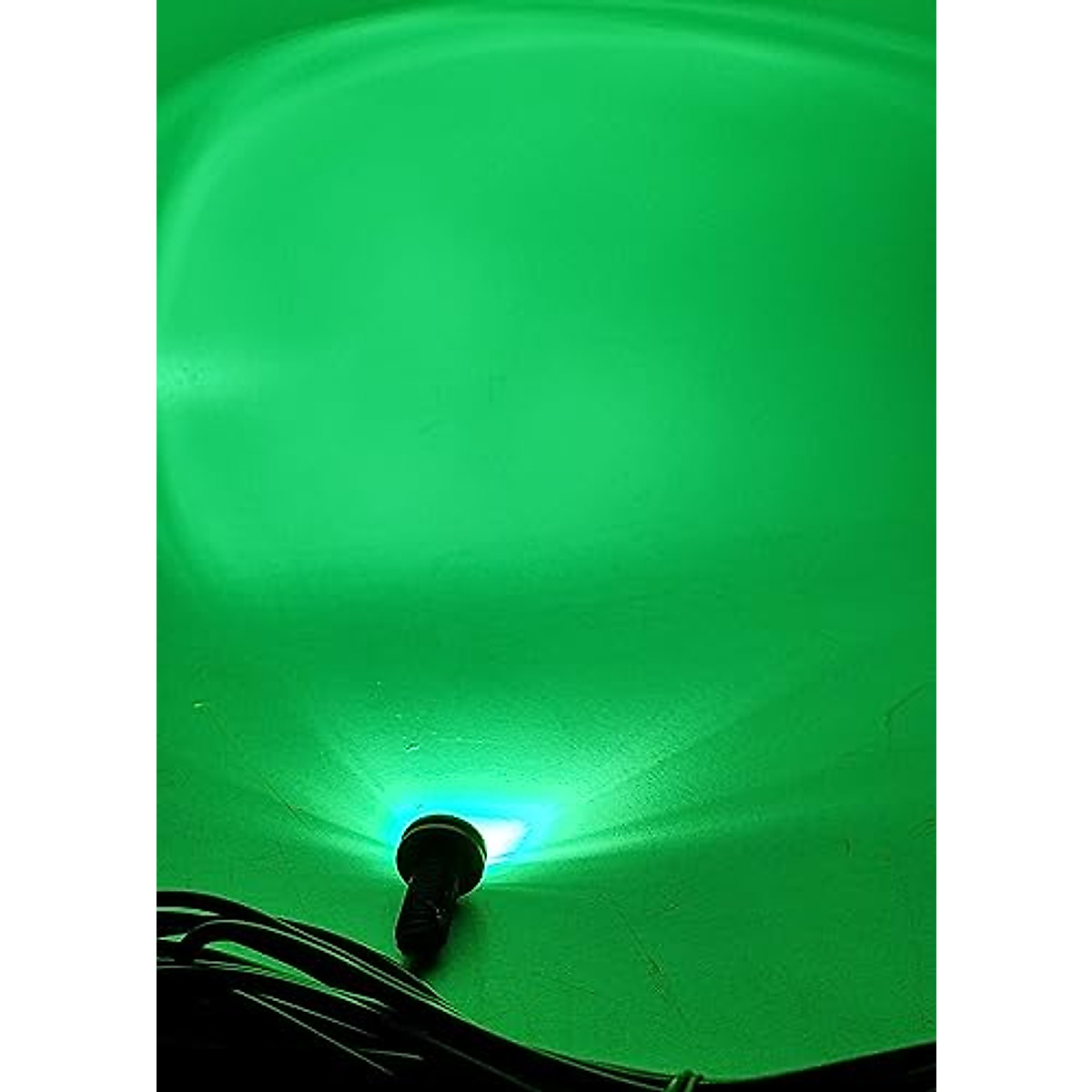 5/8 Inch Black 22mm Bolt Beam Green LED Accent Rock Lights with 20ft. AWG #26 Wire for UTV Off-Road Trucks Trailers Motorcycles RVs Boats ATVs