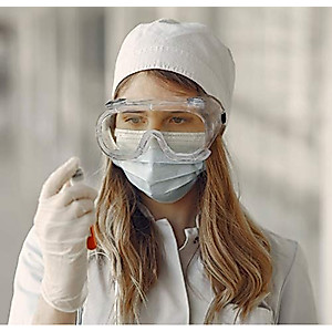 XII WY Anti-fog Protective lab Safety Goggles Anti Scratch Eye Safety Over Glasses Construction Work Goggles