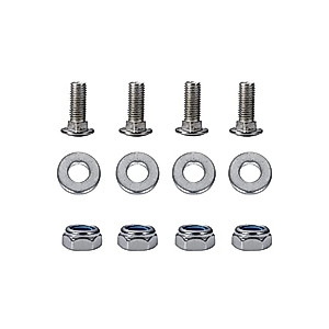 Mikatesi 1740912BMYP Snow Blower Skid Shoes Kit (Metal) for Murray Craftsman Briggs and Stratton Snowblower Snow Thrower Replacement Parts - Height Adjustment