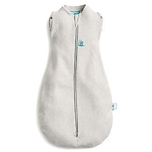 ergoPouch 1 tog Baby Sleep Sack 0-12 Months - Baby Sleeping Sack for Warm & Cozy Nights - Cocoon Swaddle Sack Baby Keeps Calm & Relaxed (Grey Marle)