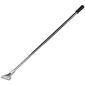 Warner Manufacturing Warner 591: 5" Heavy Duty Scraper, Steel, 47-1/4" Overall Length Not Including Hand Tools, 5" Blade, 48" Handle, Multicolor