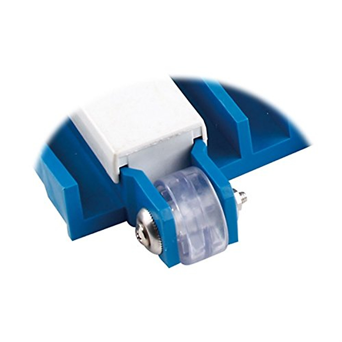 Aquatix Pro Pool Vacuum Head with Wheels, 14" Heavy Duty Model, Aluminum Handle, Flex Swimming Pool Vacuum Head with Swivel, Weighted Attachment for Concrete or Plaster Pool Cleaning