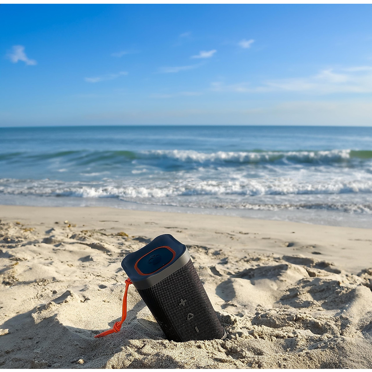 Skullcandy Terrain XL Wireless Bluetooth Speaker - IPX7 Waterproof Portable Speaker, 18 Hour Battery, Nylon Wrist Wrap, True Wireless Stereo