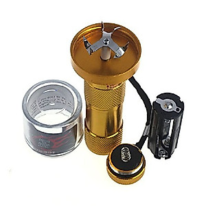 Honbay Zinc Alloy Electric Metal Grinder Herb Tabacco Crusher Grinder Cracker