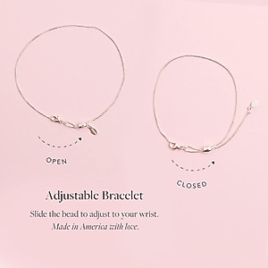 Alex and Ani Path of Symbols Adjustable Pull Chain Bracelet for Women, Cross Charm, 925 Sterling Silver, 5.5 to 9.5 in