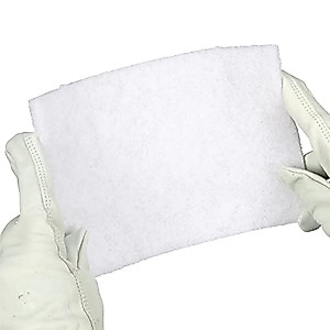 Scotch-Brite Light Cleansing Hand Pad 7445 - Mild Abrasive Hand Sanding Pad - White Hand Pad - For Metal, Vinyl, Porcelain - 6" x 9"