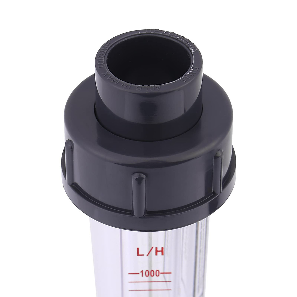 Peak Meter Adult Rotameters Plastic Plastic Tube Type 100 1000L H Water Meter Flowmeter Lzs 15