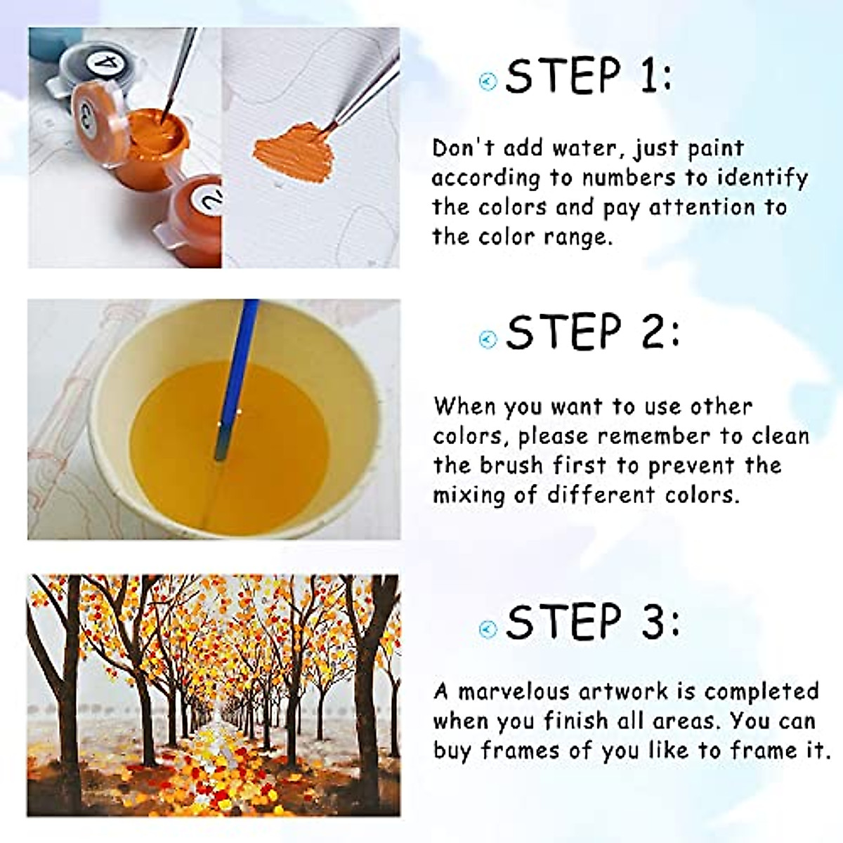 Teinsnis Butterfly Paint by Number for Adults Canvas, DIY Digital Butterfly Paint by Numbers, Butterfly Adult Paint by Number Kits, Acrylic Oil Number Painting Kits for Home Decor Gift 16"x20"