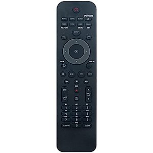 NC254 NC254UH Replacement Remote Control Applicable for Philips DVD/VCR Player DVDR3385V DVDR3385V/F7