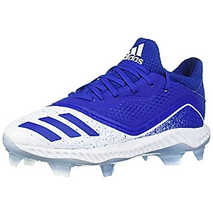 adidas Women's Icon V Bounce TPU Baseball Shoe, Collegiate Royal/Collegiate Royal/Glow Blue, 12.5 M US