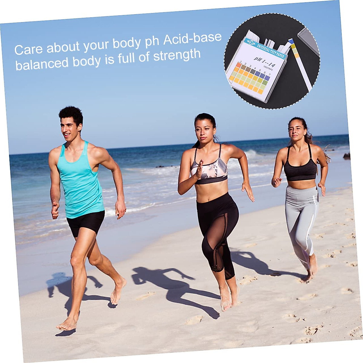 ULTECHNOVO 300 Pcs Ph Test Quality Test Strip Drinking Water Test Paper Ph Level Test Strips Litmus Test Paper Kits Spa Kit Universal Test Paper High Sensitivity Color Chart