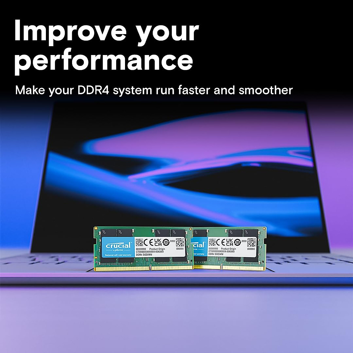 Crucial RAM 4GB DDR4 2666 MHz CL19 Laptop Memory CT4G4SFS8266