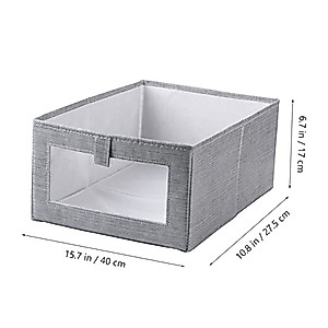 NOLITOY Storage Box blanket for kids socks organizer clothes organizer for closet Foldable Storage Case foldable storage cube dresser drawer organizer Container Bin Foldable Container