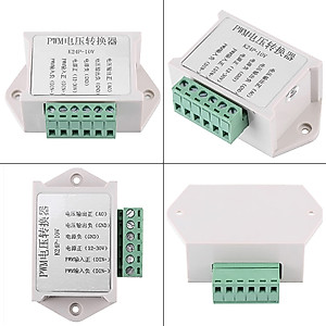 Hilitand PWM Converter Module Digital to Analog Voltage Converter Adapter White