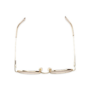 Foster Grant womens Styles for Y.o.u. Cerritos Glasses Reading Glasses, Gold, 51mm US