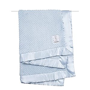 Little Giraffe Honeycomb Baby Blanket 29" x 35", Blue