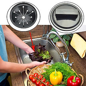 3 Inch Garbage Disposal Splash Guard Collar Sink Garbage Disposal Splash Guard Sink Stopper Universal Rubber Food Waste Disposer for Whirlaway, Waste King, Sinkmaster and GE Models Type-C Convertor