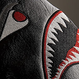 GOOACTION Shark Golf Club Fairway Wood Head Cover with Creative Cartoon Animal Pattern Synthetic Leather Golf Clubs Headcovers (3.4.5.7.X)