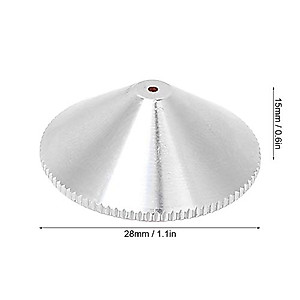 Double Layer Laser Nozzle Brass Laser Cutting Nozzles Layer Dia for Fiber Laser Cutting Engraving Machine 1.0/1.2mm (1.2mm)