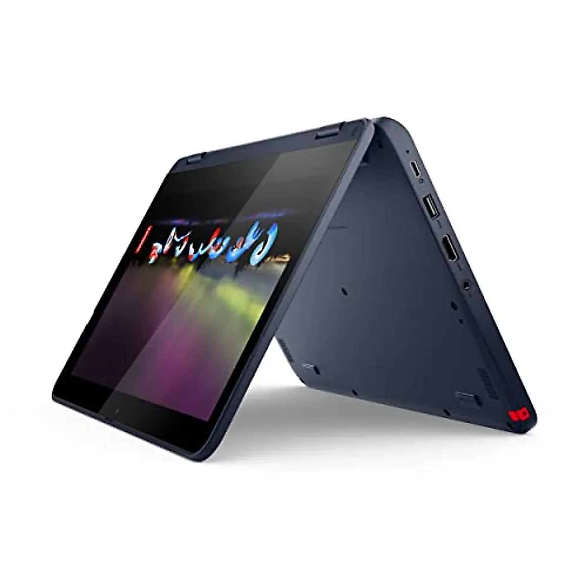 Lenovo - 300W Gen 3 - 2-in-1 Educational Computer - Laptop for Students - AMD 3015e Dual-Core Processor - 11.6" HD Touchscreen Display - 4GB Memory - 64GB Storage - Windows 10 Pro