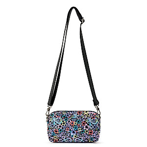 Sakroots Lodi Smartphone Crossbody, Convertible Design, Pink Mojave Canyon