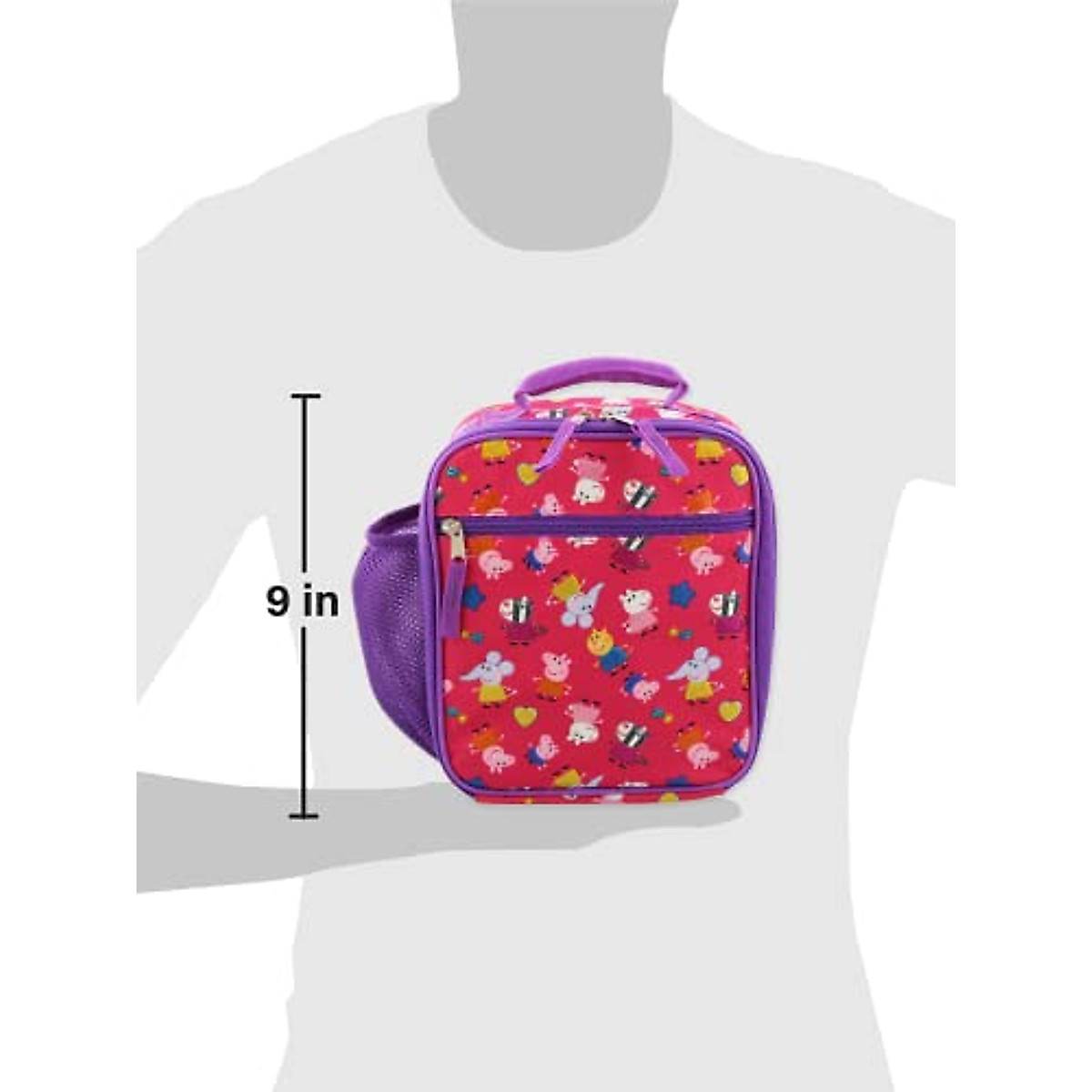 Peppa Pig Nick Jr Girls Soft Insulated School Lunch Box