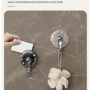 haccen Retro Ripple Suction Cup, Retro Ripple Suction Cup Hooks, Suction Cup Hooks for Shower, Suction Cup Hooks for Glass Window, Suction Cup Shower Caddy