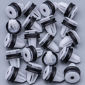 Rexka 20pcs Door Trim Panel Clip Fastener Retainer for Land Rover LR013135, Body Side Molding Clip for Ford W714231-S300