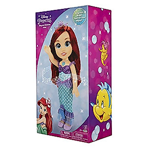 Disney Princess Ariel Doll Sing & Shimmer Toddler Doll, Sings Part of Your World [Amazon Exclusive]