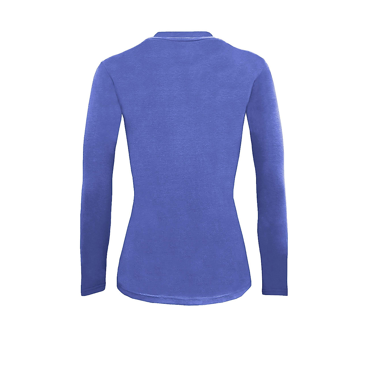 Natural Uniforms Women's Long Sleeve Tee Shirt Underscrub-2-Pack (Small, 2 Pack Ceil Blue)