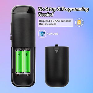 New Universal TV Remote Compatible Only for R-ku TVs Remote,Compatible for TCL R-ku/Hisense R-ku/Onn R-ku TVs (Not for R-ku Stick and Box) (Pack of 2)