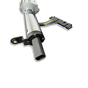 DEMOTOR PERFORMANCE Hot Rod Chrome Tilt 32" Steering Column With Key for Auto Transmission