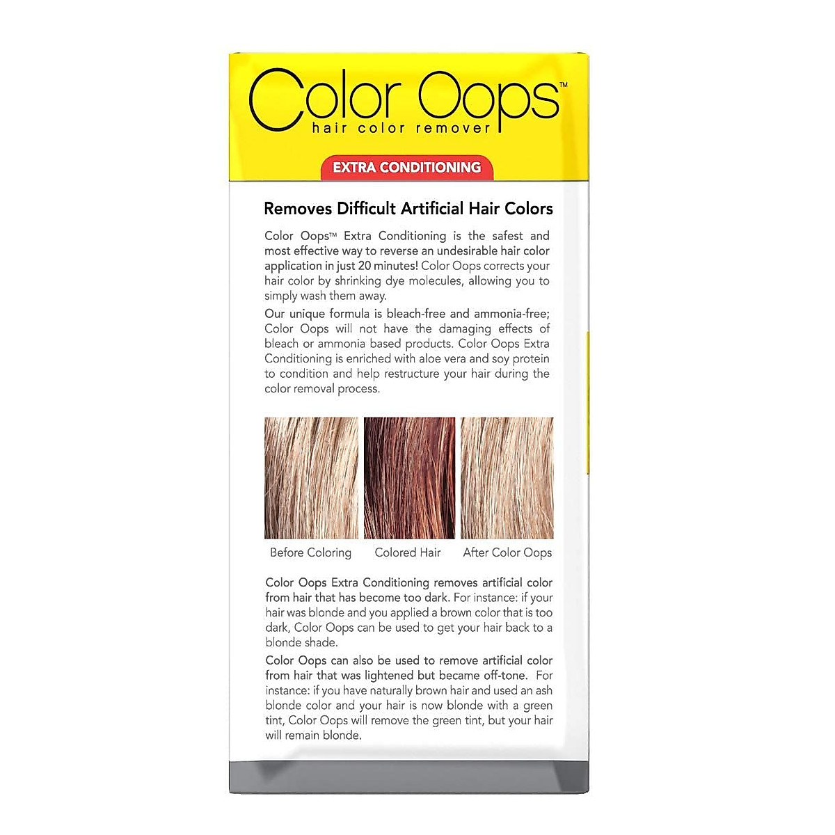 Color Oops Hair Color Remover Extra Conditioning 4oz. (Pack of 2)